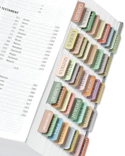 Amazon.com : Bible Tabs for Women & Men, Bible Tabs for Study Bible ...