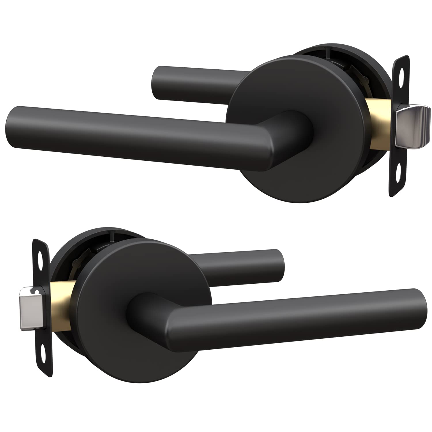 Mega Handles Passage I Lever Door Lock Handle Set for Hallway, Closet ...