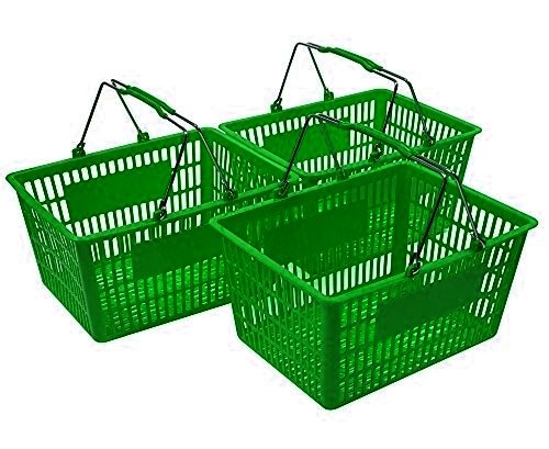 Amazon.com: Green Shopping Baskets (Set of 3) : Industrial & Scientific