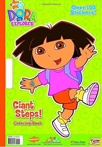 Giant Steps! (Dora the Explorer) (Giant Steps Coloring Book) : Golden ...