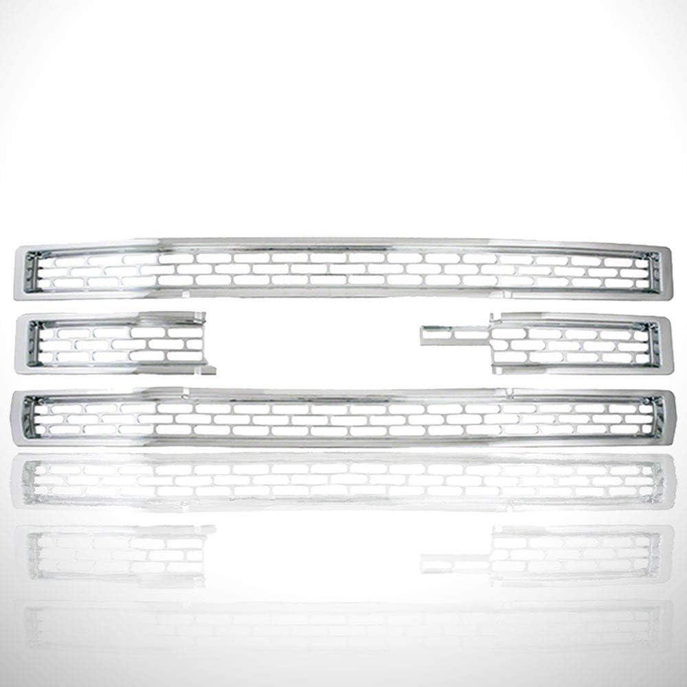 Amazon.com: Auto Reflections 4pc Chrome ABS Grille Insert for GMC ...