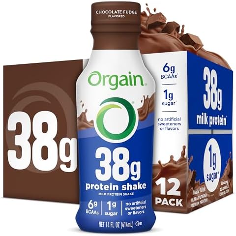 Amazon.com: Orgain 38g High Protein Shake, Dairy Isolate Protein Milk ...