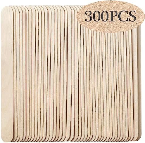 Amazon.com : 300Pcs Large Wooden Waxing Sticks for Hair Removal ...