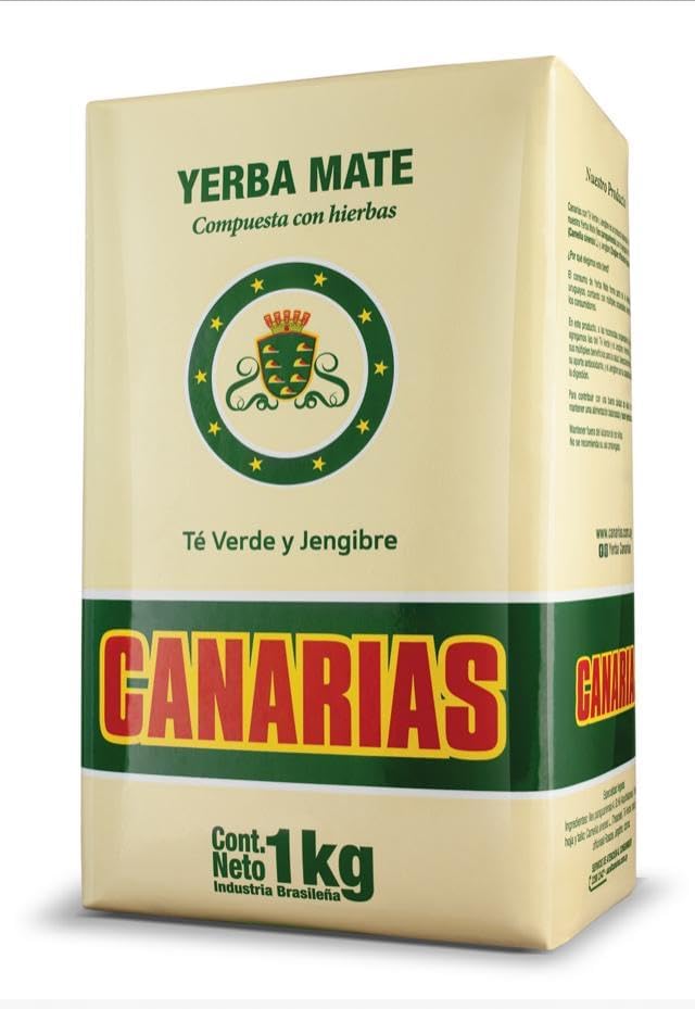 Amazon.com: Glufreats Canarias Loose Leaf Unsmoked Yerba Mate Tea Green ...
