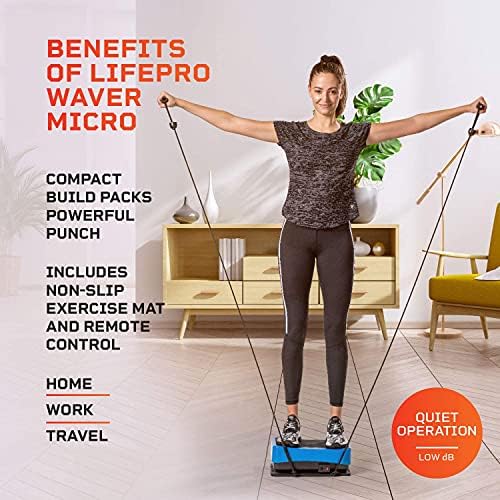 LifePro Waver Micro Whole Body Vibration Plate Exercise Machine ...