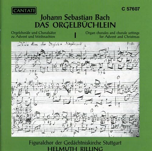 Bach, Johann Sebastian, Helmuth Rilling - Organ Book 1-Advent ...