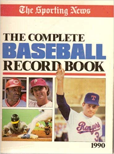 The Complete Baseball Record Book, 1990: Sporting News: 9780892043385 ...