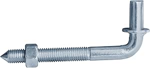 Amazon.com: 8 Pcs 6-1/2" Wood Post Screw in Lag Screw Hinge - Screw in ...