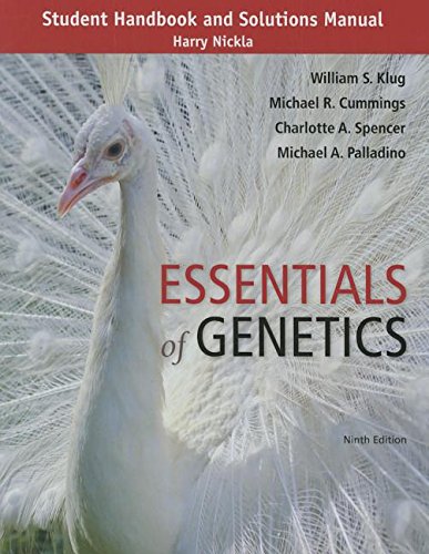 Study Guide and Solutions Manual for Essentials of Genetics ...