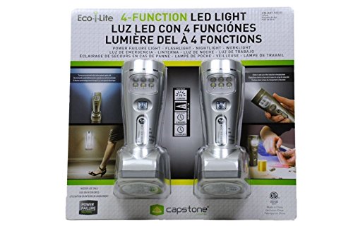 Eco-i-Lite Multi-Function 10 LED Power Failure Light 2 Pack Worklight ...