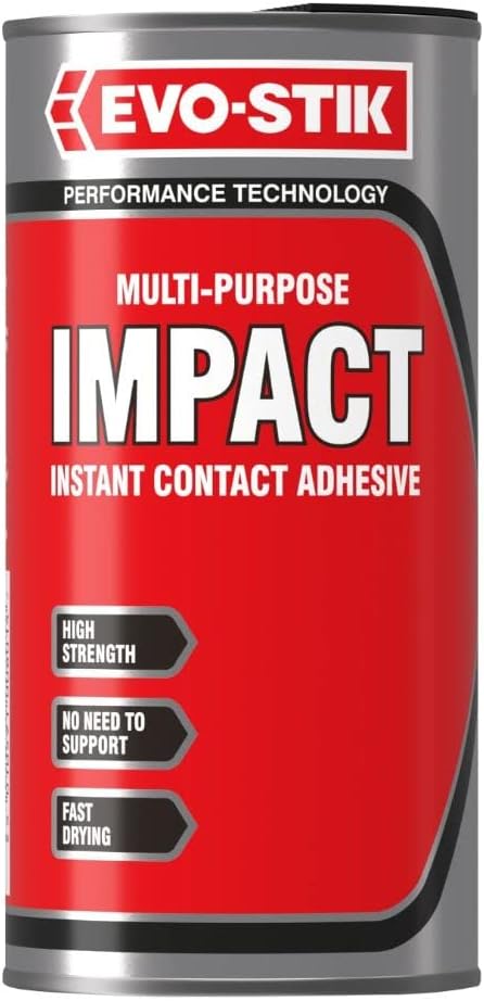 Evo Stik Impact Adhesive Glue - 500ml Jar 348301 : Amazon.fr: DIY & Tools