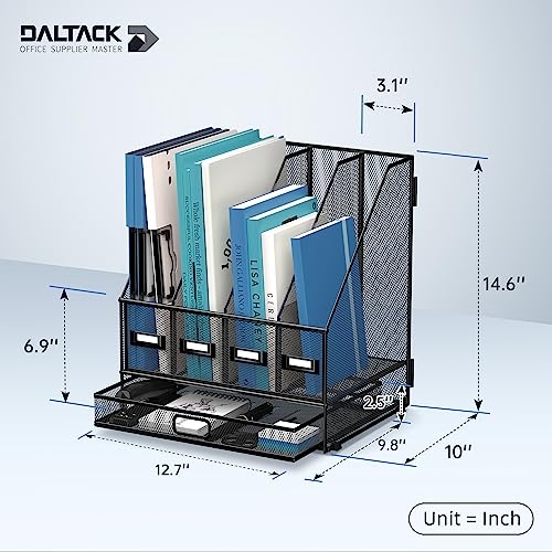 Snapklik.com : DALTACK Magazine File Holder, Desk Organizer