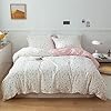 Amazon.com: mixinni Small Floral Print Duvet Cover Full Flower Duvet ...