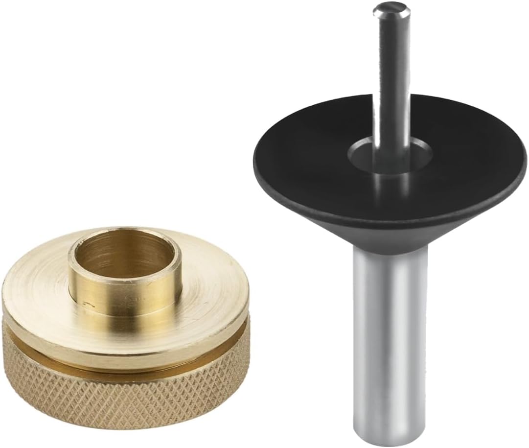 Amazon.com: POWERTEC 71166 Short Shank Guide Bushing and Nut, 5/8-Inch ...