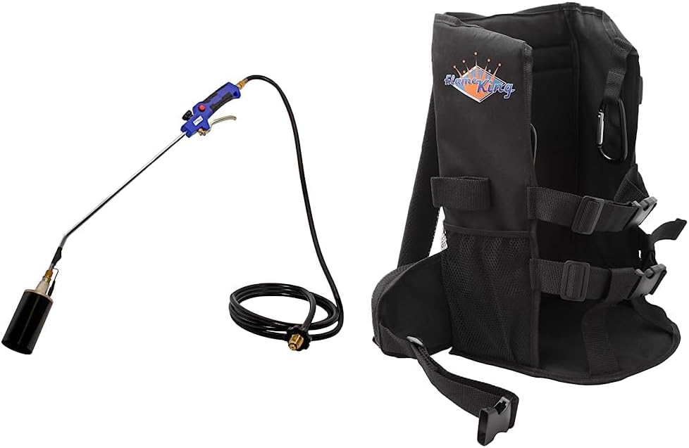 Amazon.com: Flame King Propane Torch Kit (340,000 BTU) + Backpack ...