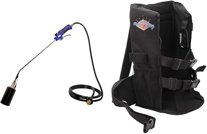 Amazon.com: Flame King Propane Torch Kit (340,000 BTU) + Backpack ...