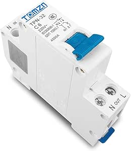 Amazon.com: Relay TPN 1P+N Mini Circuit Breaker MCB 6A 10A 16A 20A 25A ...