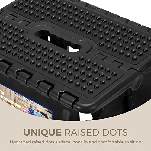 해외직구전문 쇼핑365 ACKO Folding Step Stool 18 inch Height Premium Heavy Duty ...
