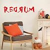 Amazon.com: Vinyl Wall Art Decal - Redrum - 6" x 30" - Trendy Scary ...