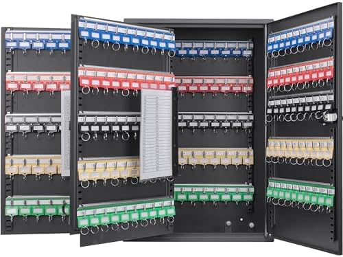 Amazon.com: Barska 300 Position Key Lock Box – Wall Mount Key Cabinet ...