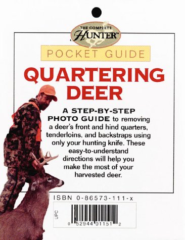 Amazon | Quartering Deer: A Step-By-Step Photo Guide to Removing a Deer ...