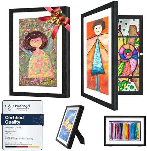 MJFS Wooden Picture Frame for 50 Pictures A4 Front Opening Photo Frames ...