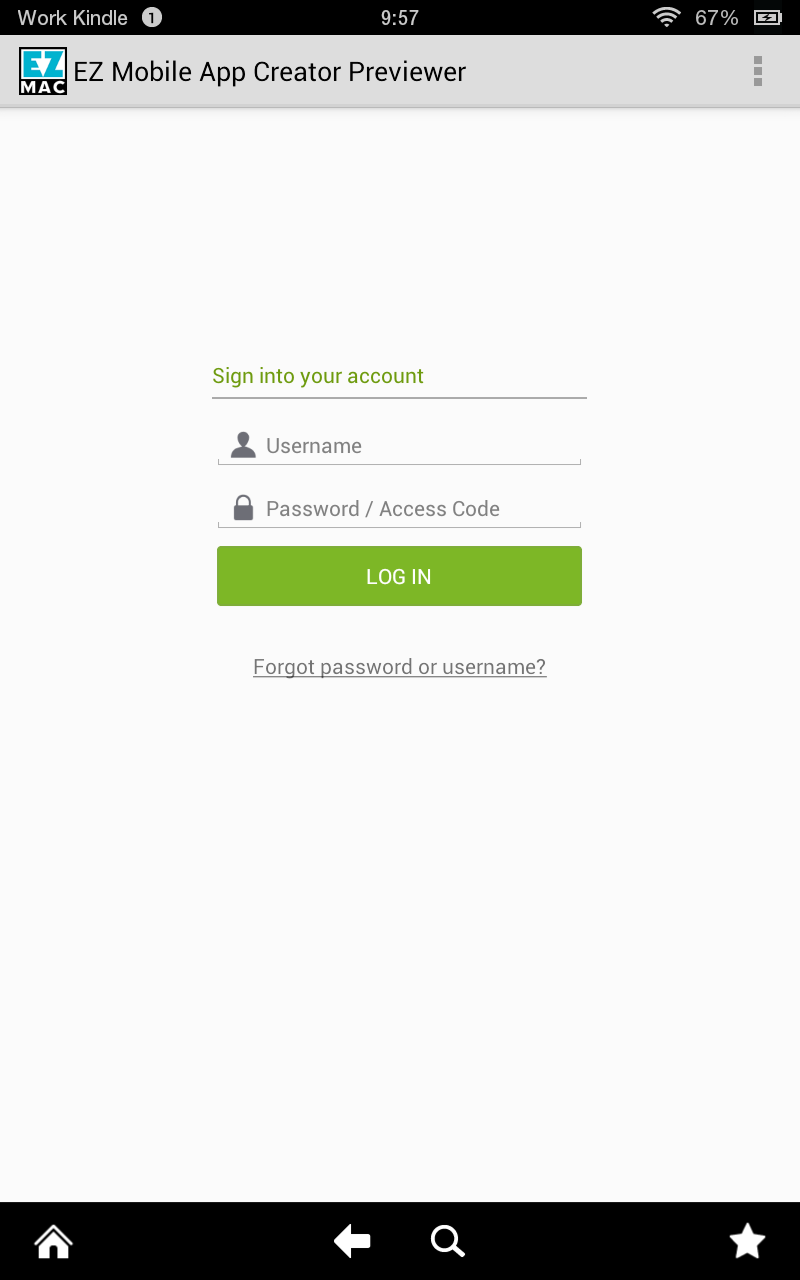 EZ Mobile App Creator Previewer - App on Amazon Appstore