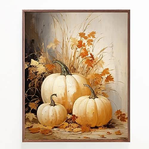 Amazon.com: Fall Pumpkin Print Fall Print Thanksgiving Print Painting ...