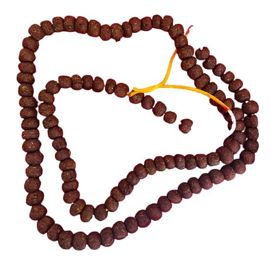 Avanta Gir Gaushala Cow Dung Mala | Pooja Article Cow Dung Japa Mala ...