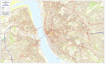 Liverpool Postcode Map - Laminated City Centre Sector Wall Map 7 ...