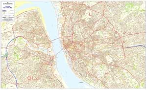 Liverpool Postcode Map - Laminated City Centre Sector Wall Map 7 ...