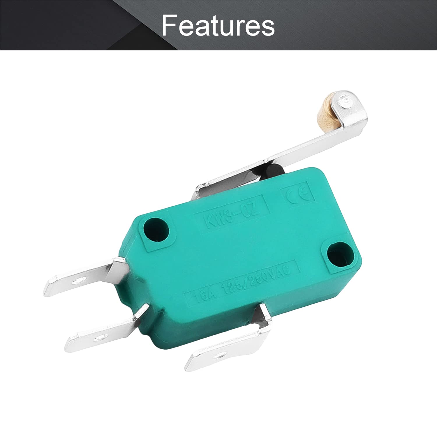 Snapklik.com : Fielec 2Pcs Micro Limit Switch 16A 125/250V SPDT 1NO 1NC ...