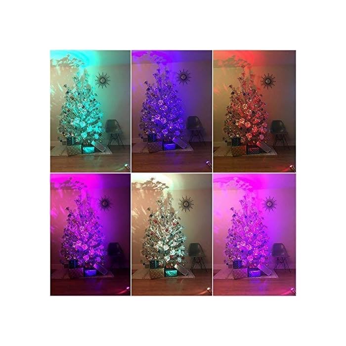 Vintage Aluminum Christmas Tree With Color Wheel