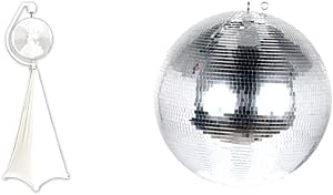 Amazon.com: Decor MBSK Mirror Ball Stand with 20" EM20 Mirror Ball ...