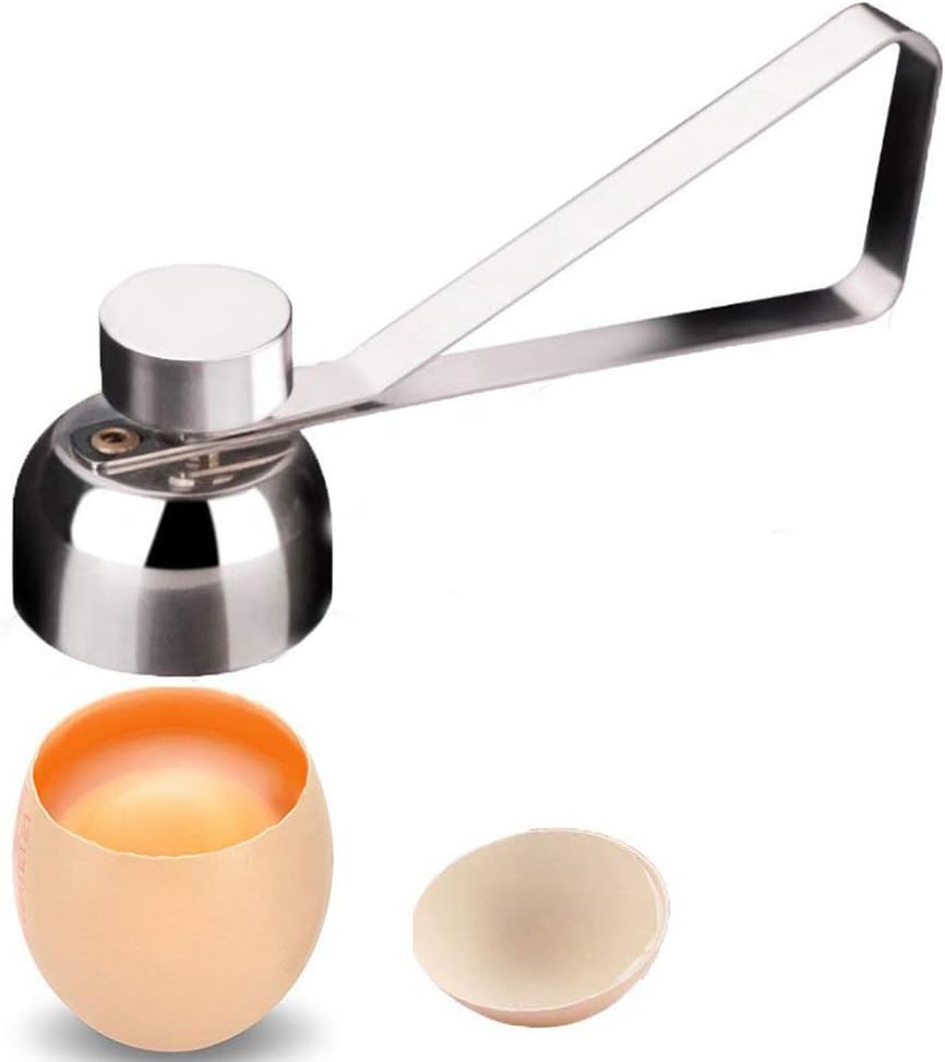Amazon.com: Egg Cracker Topper Cutter, Stainless Steel Egg Opener Egg ...