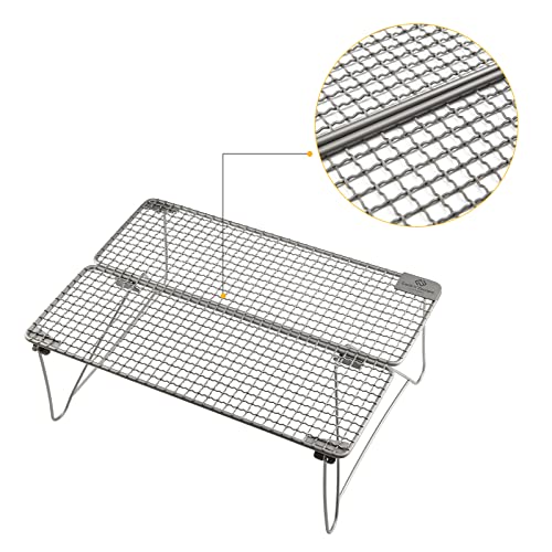 Snapklik.com : COOKNESCAPE Titanium Girll Camp Fire Cooking Racks ...
