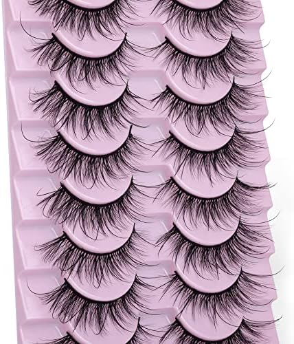 Amazon.com: wiwoseo Angel Eyelashes Fairy Strip Lashes Peri Natural ...