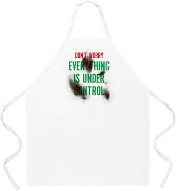 Amazon.com: Attitude Aprons Women's Under Control Apron, Natural, One ...