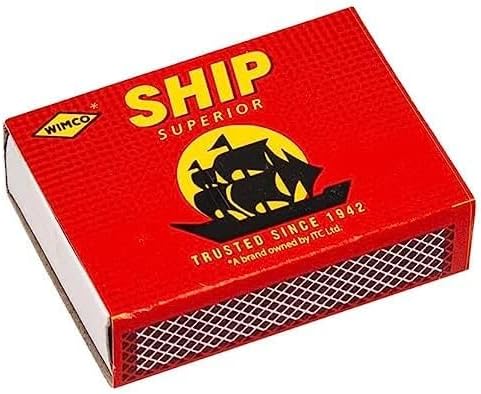 Ship Matchbox Each Box - 30 Stick 1 Packet - 10 Machi's Sold by Ship ...