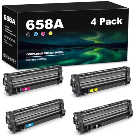 Amazon.com: Remanufactured 658A Toner Cartridge Replacement for HP 658A ...