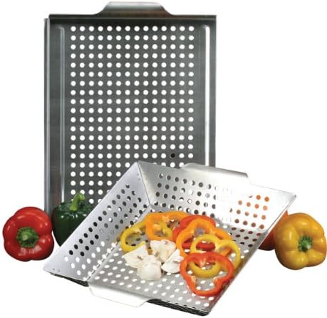 Amazon.com : Danesco 1501212SS Stainless Steel Barbecue Wok : Outdoor ...