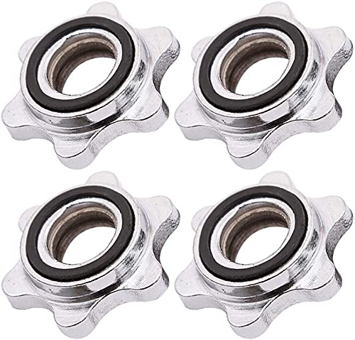 Buy RV 4PCS 25mm Dumbell Clamps Barbell Spinlock Collar Anti-Slip Spin ...