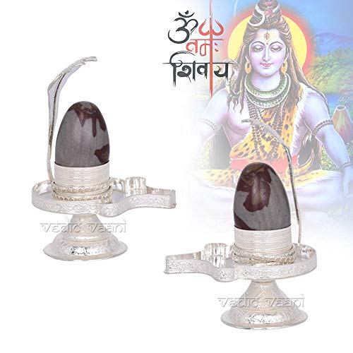 Buy Vedic Vaani Lord Shiva Shivling- Yoni Base | Abhishek Pot & Snake ...