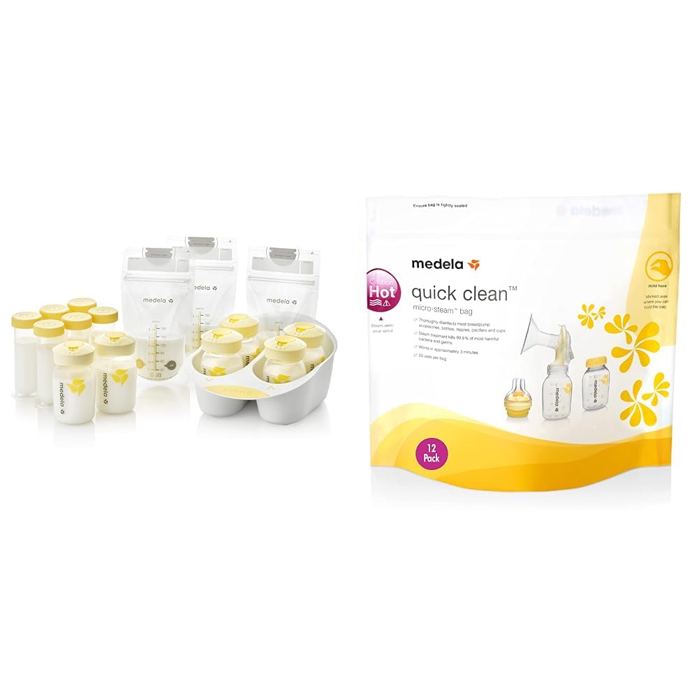 Amazon.com : Medela Breast Milk Storage Solution Set, Breastfeeding ...