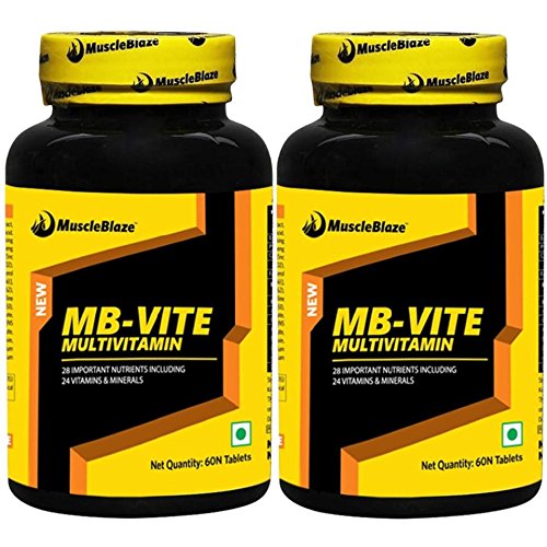 MuscleBlaze MB-VITE Multivitamin - 60 Capsules (Pack of 2) : Amazon.in ...