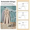 Amazon.com: COSTWAY Clothes Drying Rack, Foldable 2-Level Laundry ...