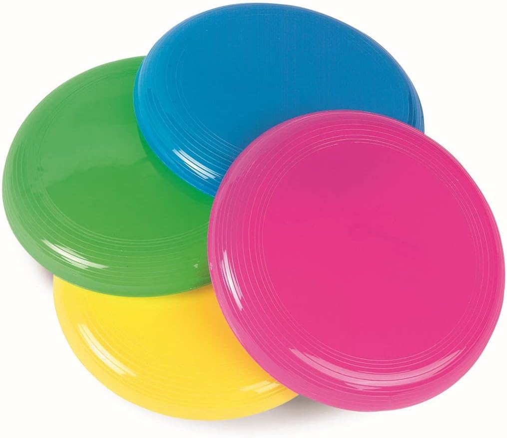 Amazon.com: Fun Express Mini Flying Disks (Bulk Set of 72 Saucers ...
