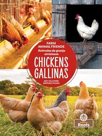 Amazon.com: Gallinas (Chickens) Bilingual Eng/Spa (Animales de Granja ...