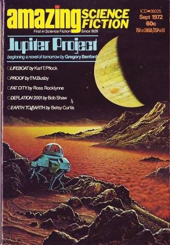 Amazing Science Fiction - September 1972 (Vol. 46, #3): Gregory Benford ...