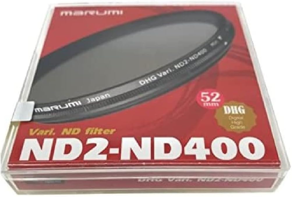 Amazon.com : Marumi ND2-ND400 52mm DHG Variable Filter : Camera Lens ...
